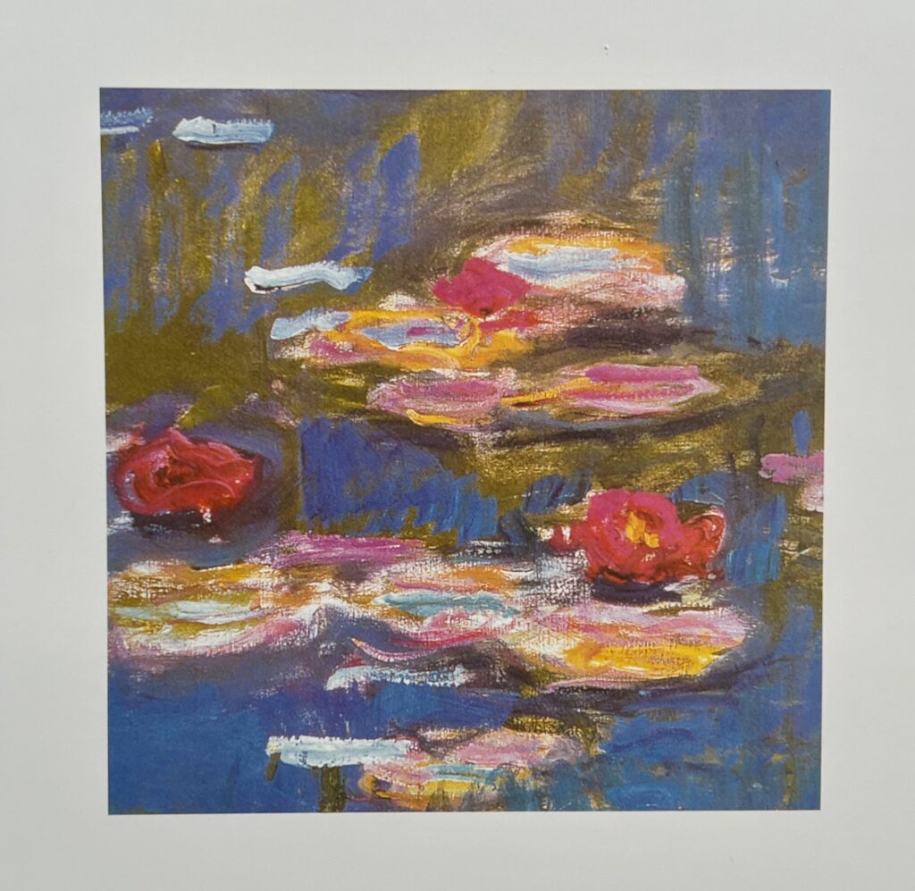 Claude Monet WATER LILLIES Detail I Lithograph 14" x 14" - Forgotten ...