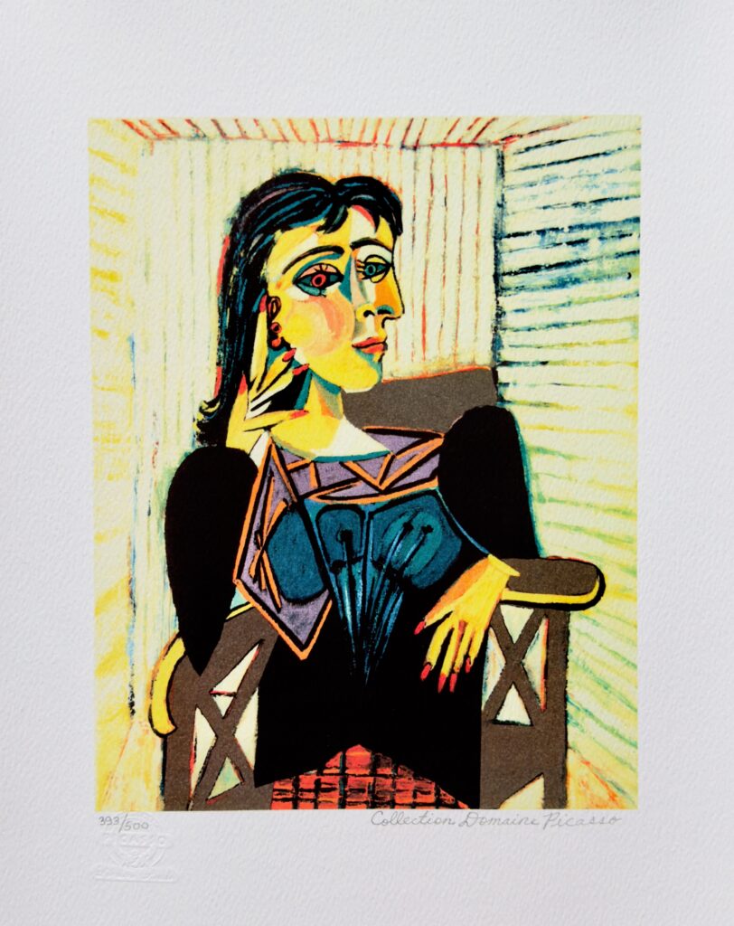 Pablo Picasso DORA MAAR Estate Signed Limited Edition Giclee 16" x 12" - Forgotten Treasurez®