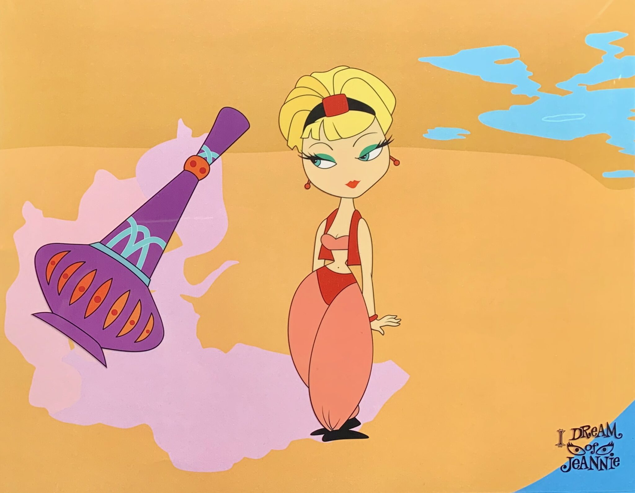 I Dream Of Jeannie Television Series Sericel Animation Art Cel Forgotten Treasurez®