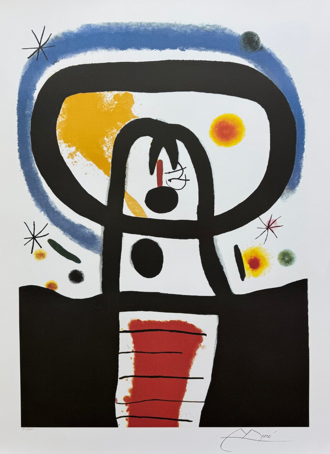 joan miro EQUINOX limited edition facsimile signed lithograph