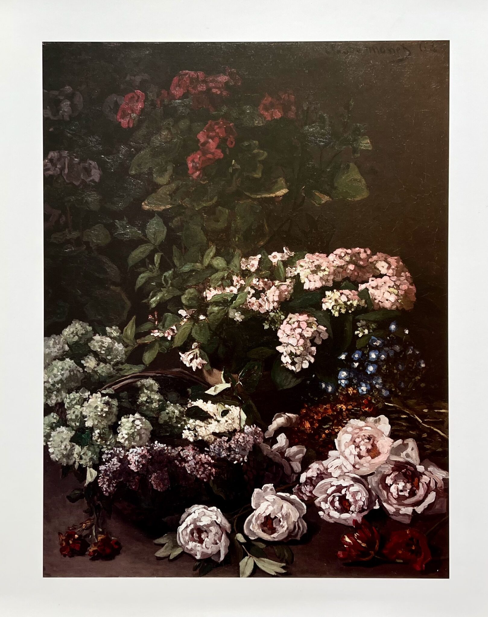 Claude Monet SPRING FLOWERS Plate Signed Lithograph - Forgotten Treasurez®