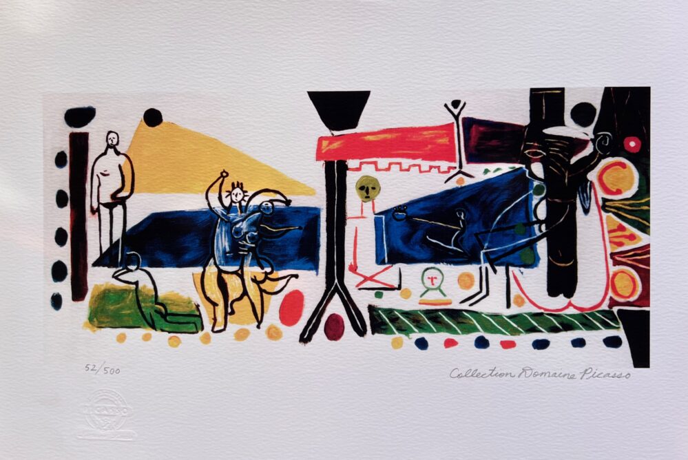 Pablo Picasso THE FAMILY Estate Signed Limited Edition Giclee 12" x 16 ...