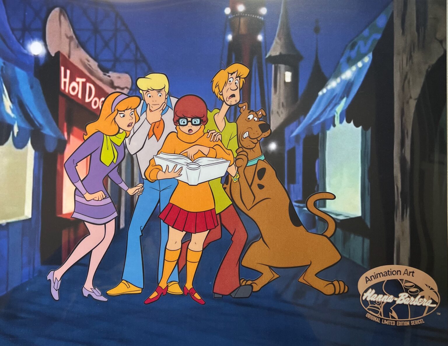 SCOOBY DOO Foul Play Sericel Animation Art Cel Hanna Barbera ...