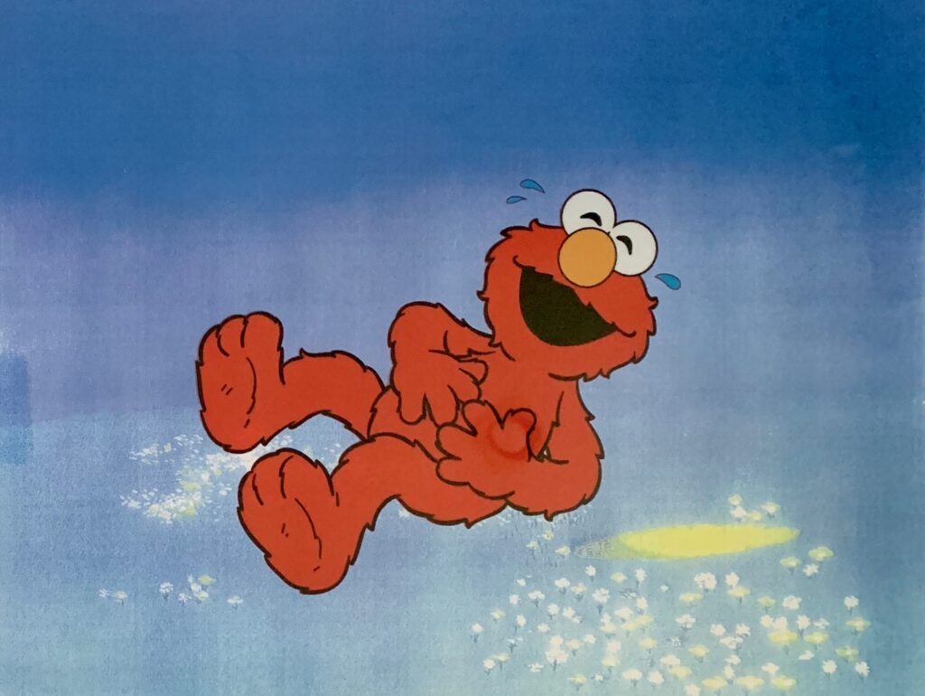 Sesame Street ELMO Animation Art Sericel Cel 11" x 14" - Forgotten ...