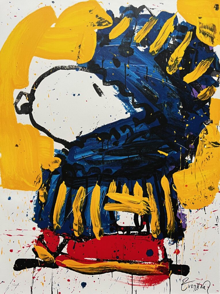 Tom Everhart THE LAST SUPPER Fine Art Poster PEANUTS SNOOPY - Forgotten ...