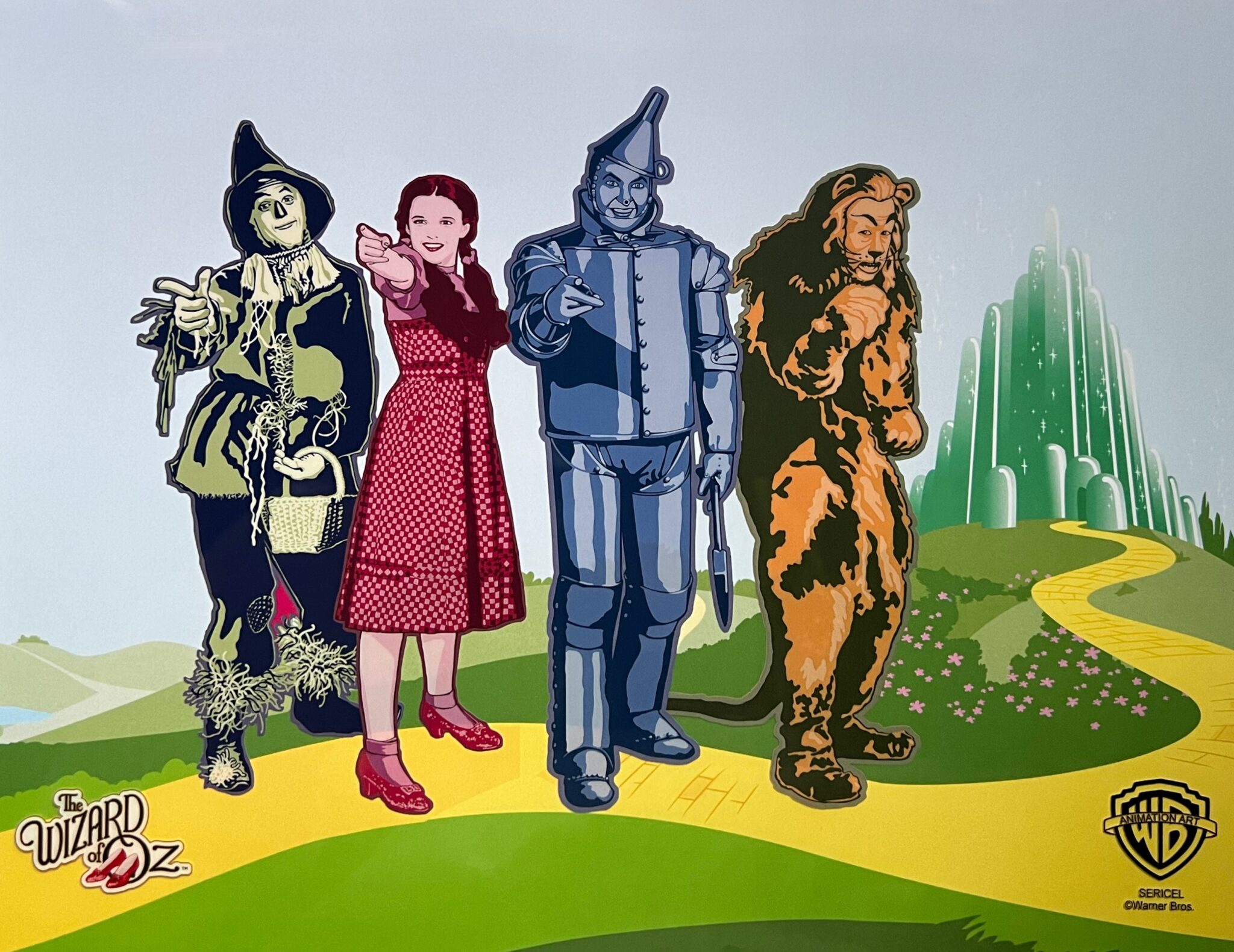 THE WIZARD OF OZ Limited Edition Sericel Warner Bros Animation Art ...