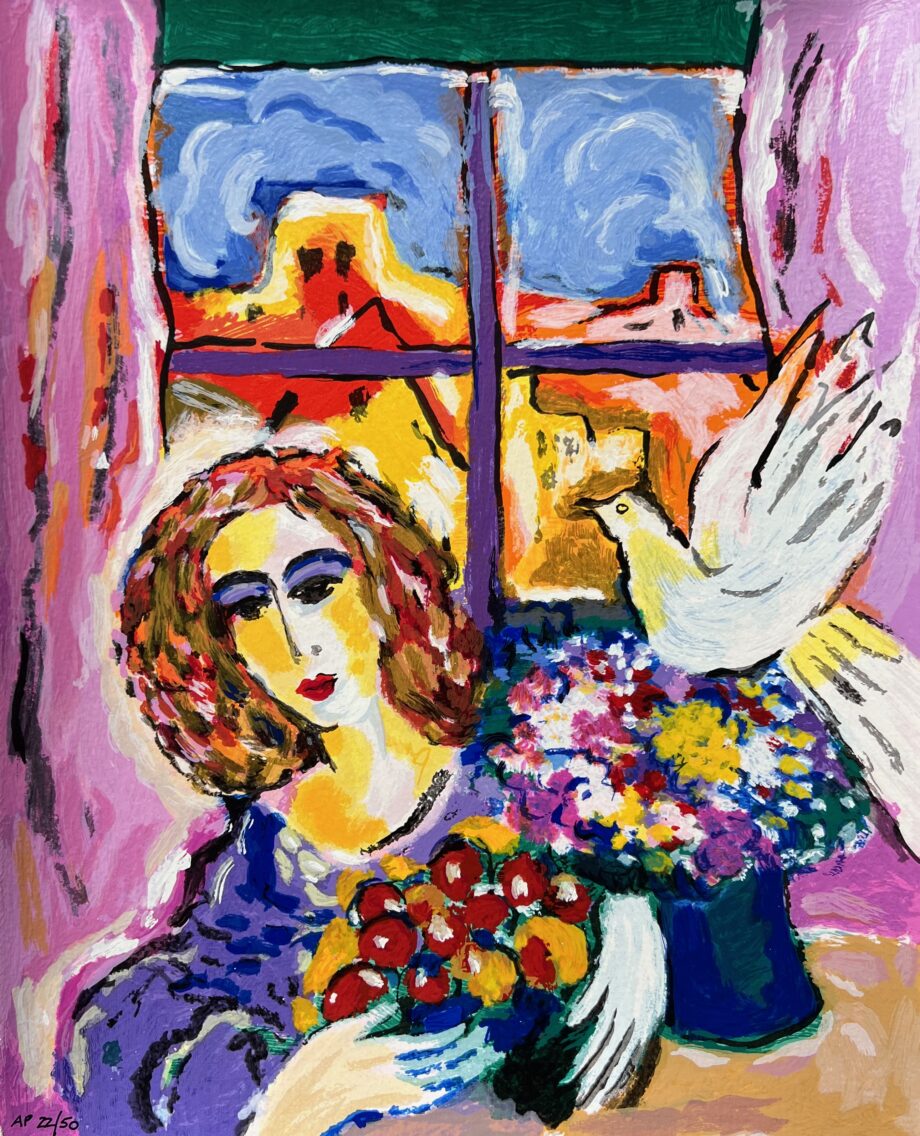 Zamy Steynovitz DOVE AT THE WINDOW Limited Edition Serigraph ...