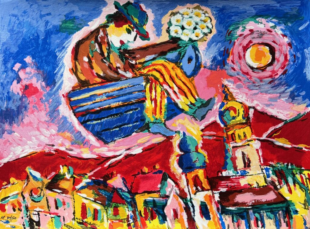 Zamy Steynovitz OVER THE CITY Limited Edition Serigraph - Forgotten ...