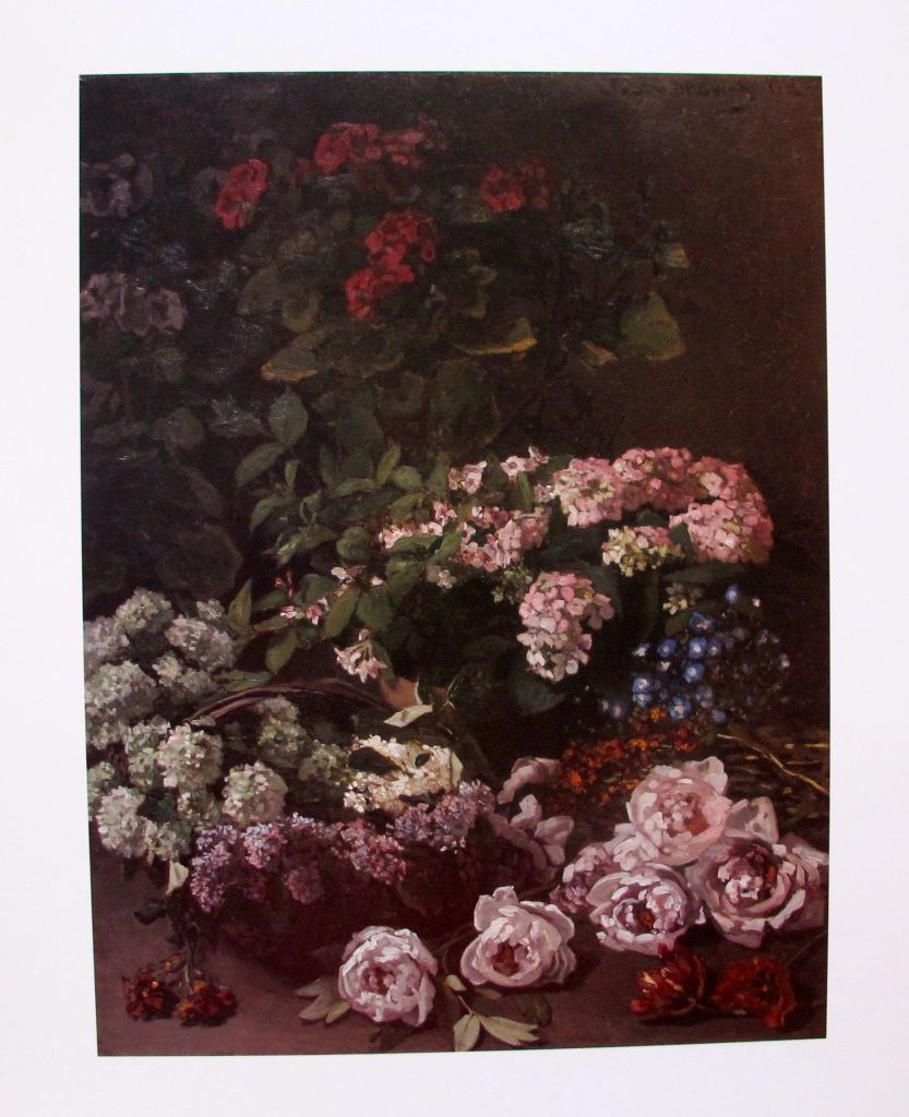 Claude Monet SPRING FLOWERS Plate Signed Lithograph - Forgotten Treasurez®